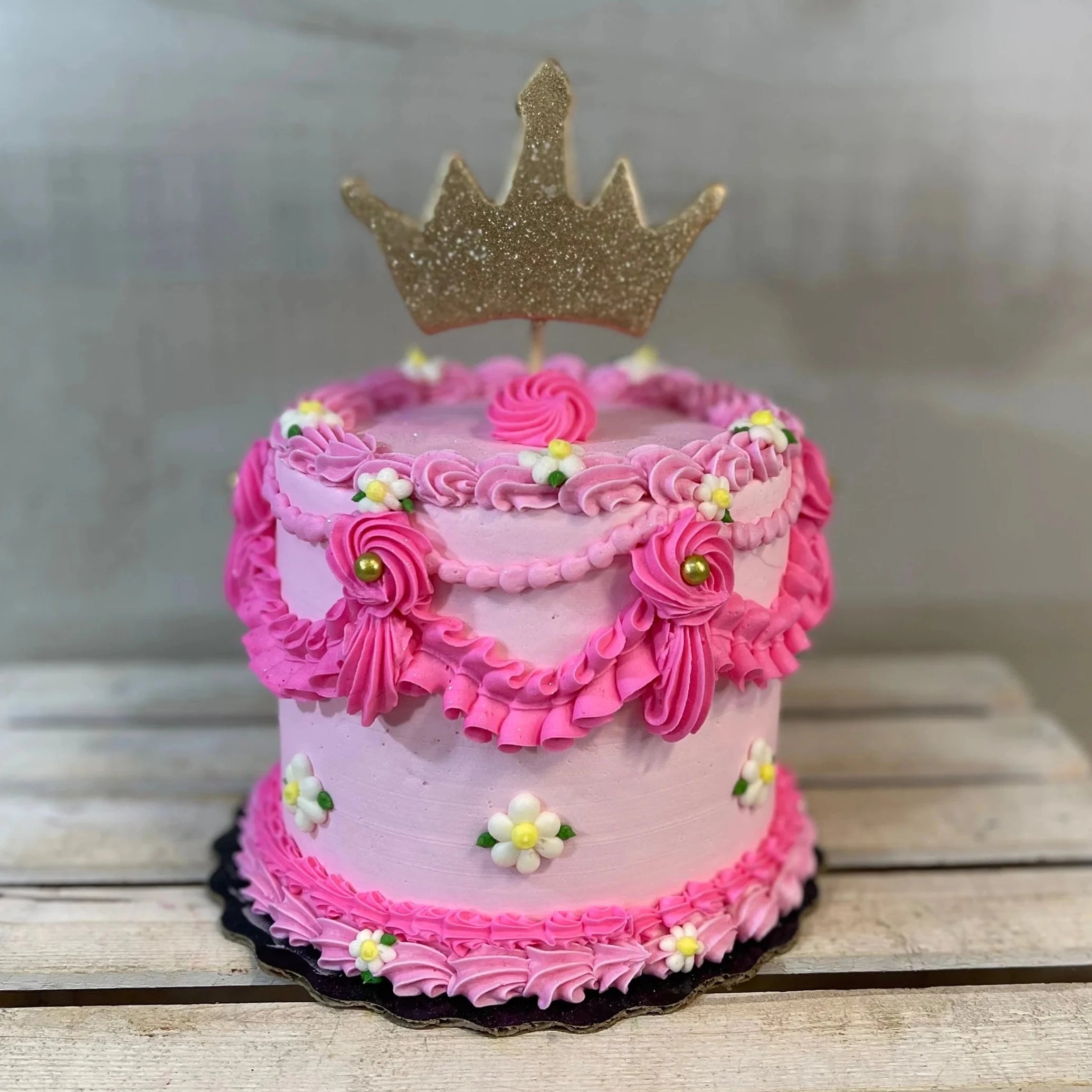 Happy Birthday Princess Pink Cake